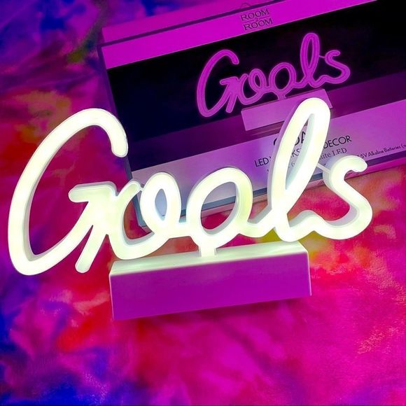Target | Accents | Whitegoals Led Neon Sign | Poshmark